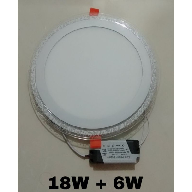 Jual Lampu LED Panel Light 3 Fungsi 18watt + 6watt | Shopee Indonesia