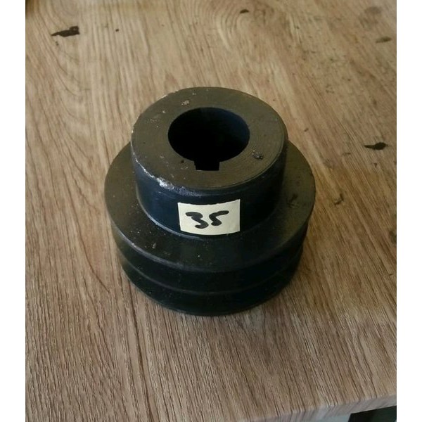 Jual Puli Pulley pully besi B2 - 4 inch as 35 mm puli Besi cor | Shopee ...