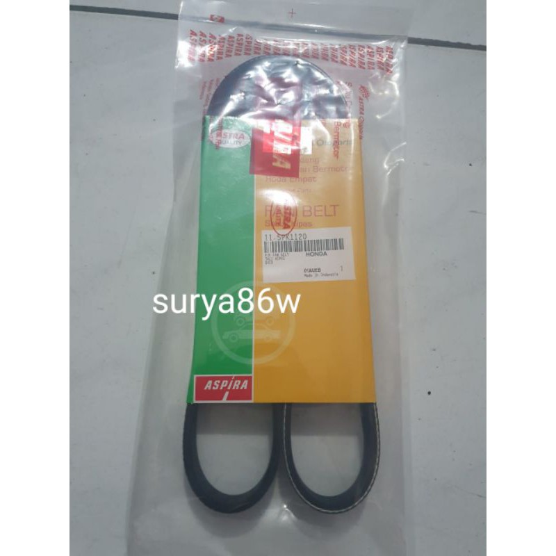 Jual van belt Brio 5pk1120 - vbelt honda brio - FAN BELT RIB ALTERNATOR /AC/PS - tali kipas ...