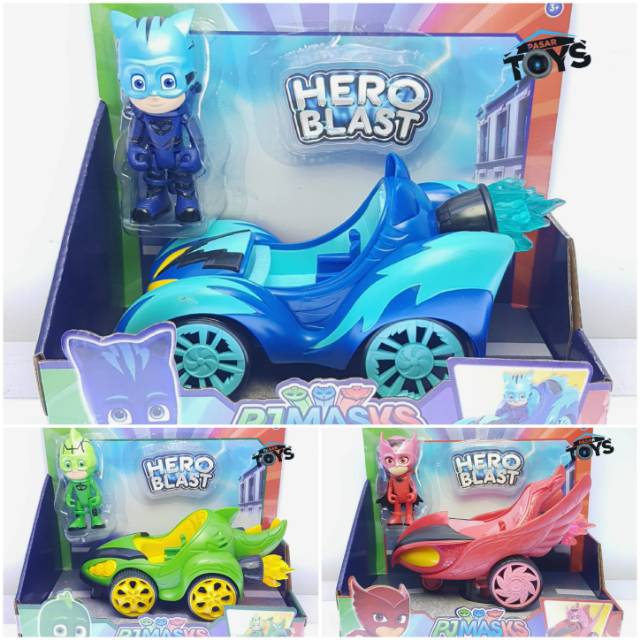 Jual PJ Masks Hero Blast Vehicles Catboy Gekko Owlette | Shopee Indonesia