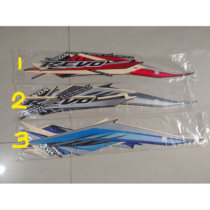 Jual Stiker Bodi & Lis Body & Striping Revo Absolute 2009 LESTARIMOTOR ...
