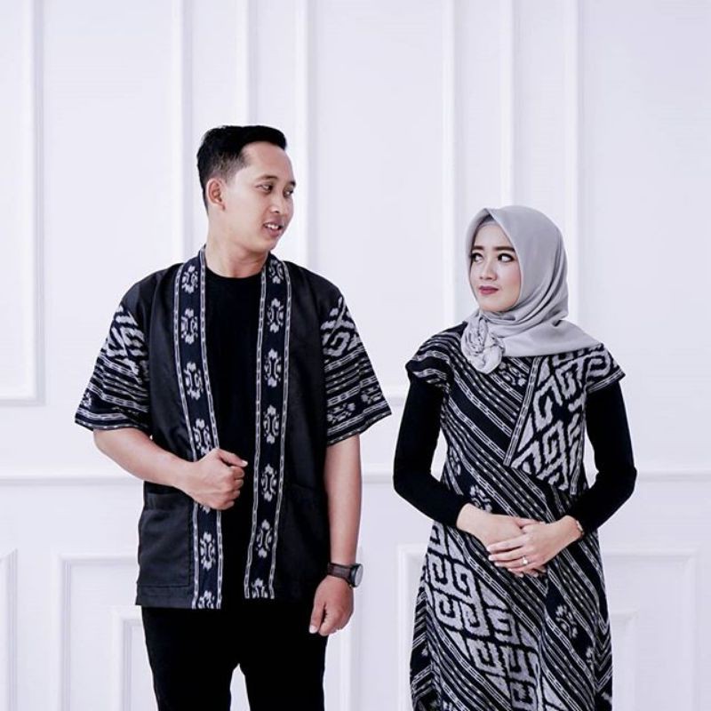 Jual (Ready Stok) sarimbit - set couple - couple tenun - couple etnik ...