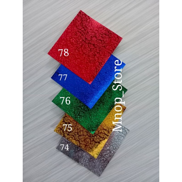 Jual KERTAS KADO METALIK//METALIC EMBOS PAPER | Shopee Indonesia