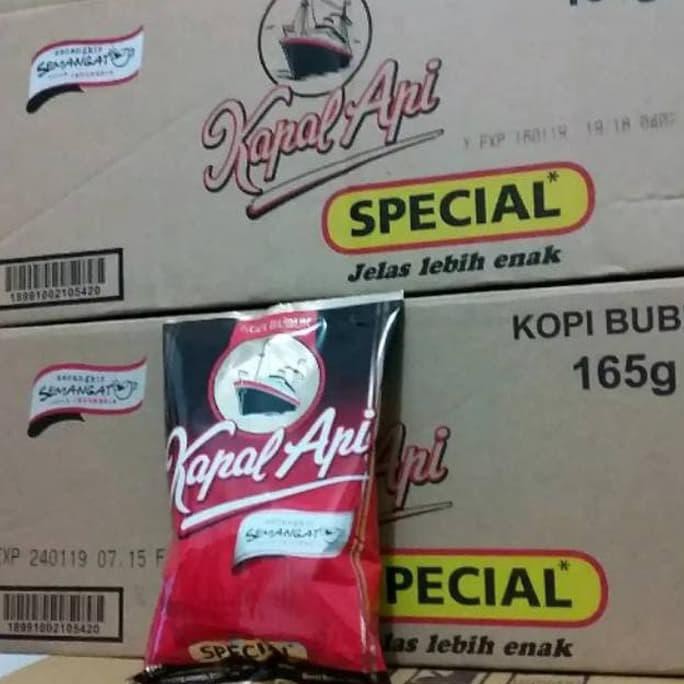Jual KAPAL API KOPI SPECIAL 165 Gr (1 Dus) | Shopee Indonesia