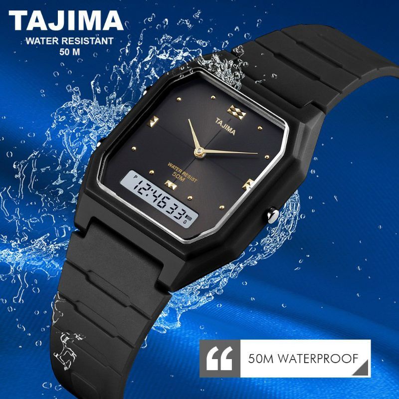 Jual JAM TANGAN TAJIMA DIGITAL/JAM TANGAN WATER/JAM ORIGINAL | Shopee ...