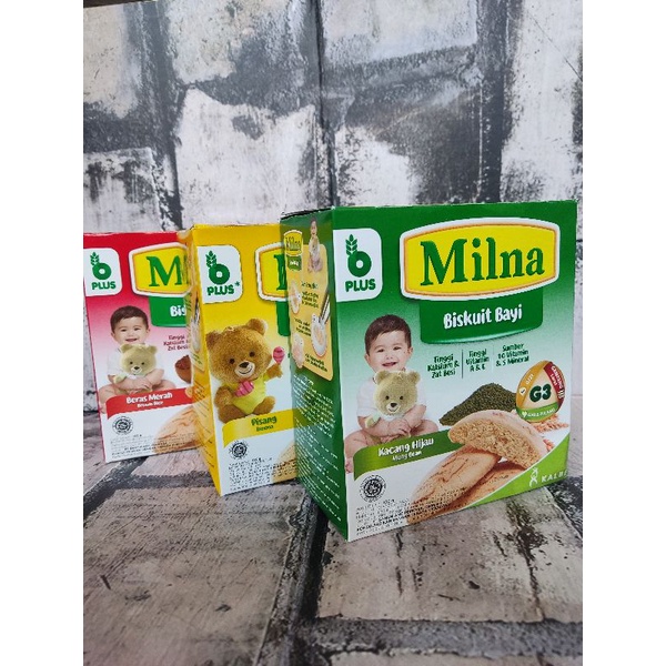 Jual Milna Biskuit 6+ 130 gr untuk 6 bulan keatas | Shopee Indonesia