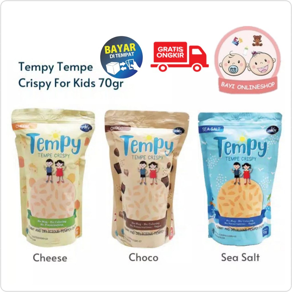 Jual Keripik Tempe Anak Bayi Balita MPASI Abe food Tempy Tempe Crispy ...