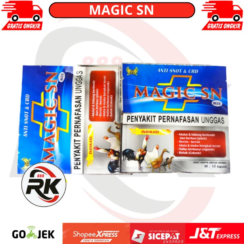 Jual MAGIC SN BIRU SASANA NGAPAK OBAT ANTI SNOT CRD PERNAPASAN AYAM ...