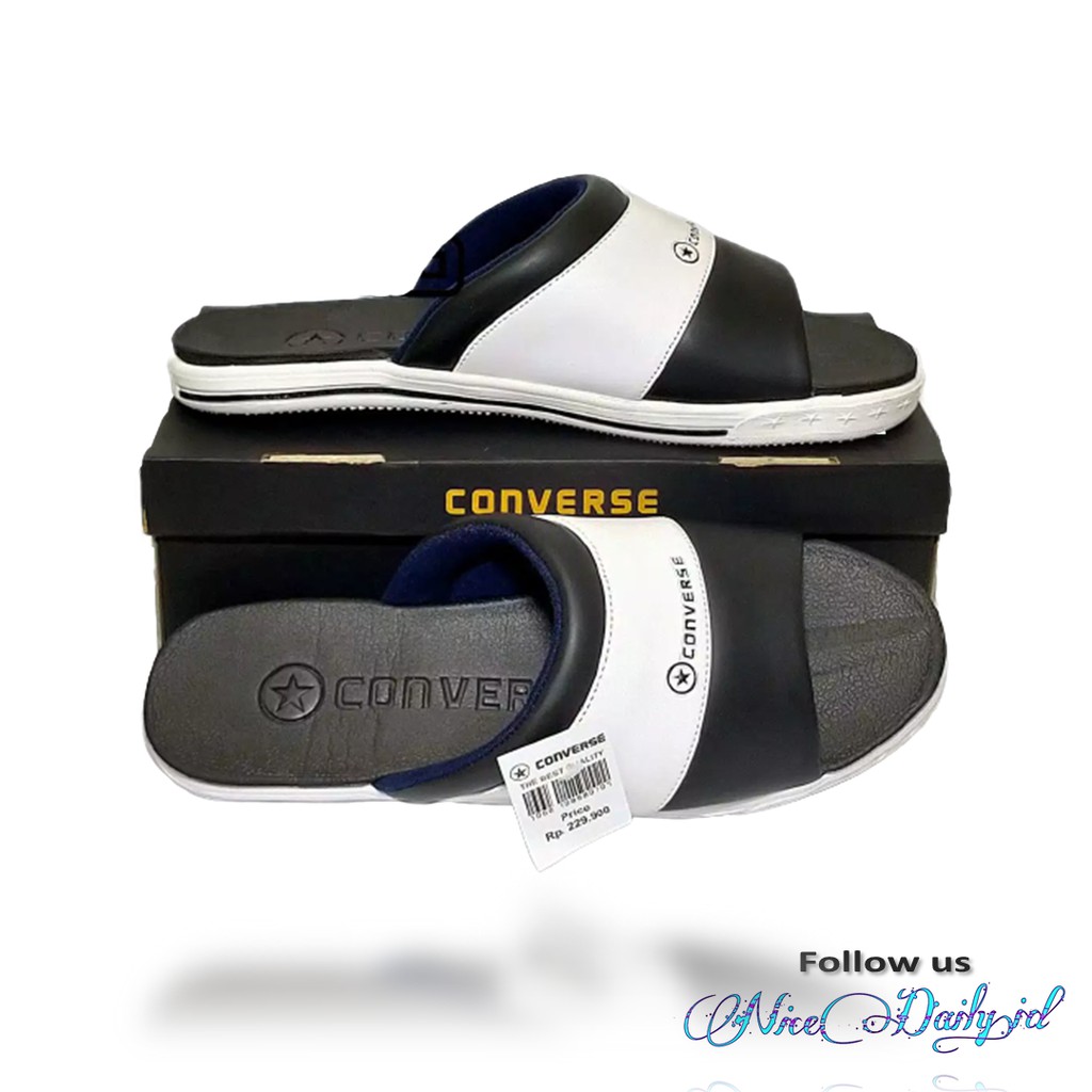 Jual Sendal Slide Pria Casual Sporty Premium Slippers Kulit Sintetis ...