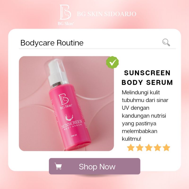 Jual HB BG GLOW SKIN (SUNCREEN ) | Shopee Indonesia