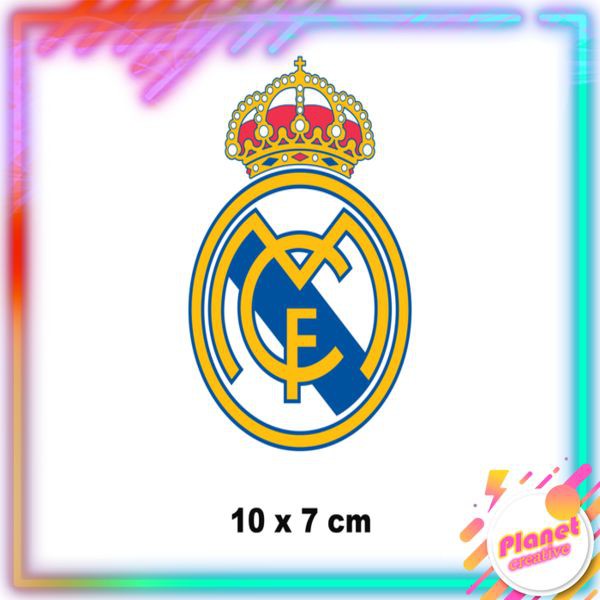 Jual Stiker REAL MADRID cutting sticker 10 x 7 cm | Shopee Indonesia