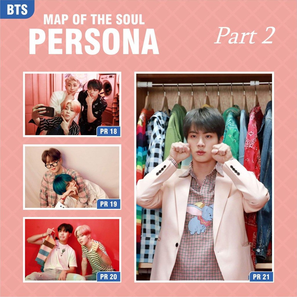 Jual POSTER BTS PERSONA KPOP RM J-HOPE JIN JUNGKOOK V JIMIN SUGA PART 2 ...
