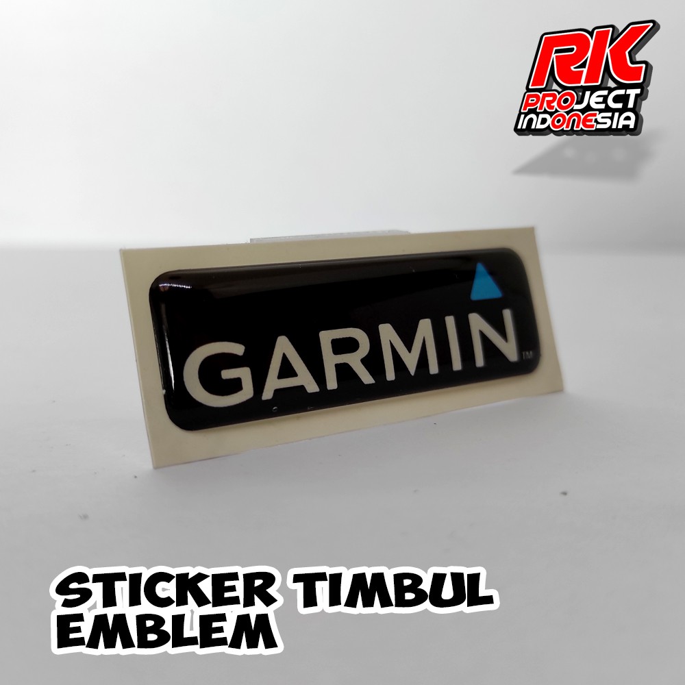 Jual GARMIN Sticker Timbul Emblem Resin Lentur | Shopee Indonesia