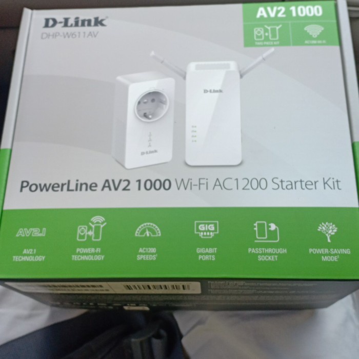 Jual DLINK DHP W611AV AV2 1000 AC1200 POWERLINE EXTENDER WIFI + WIRELESS | Shopee Indonesia