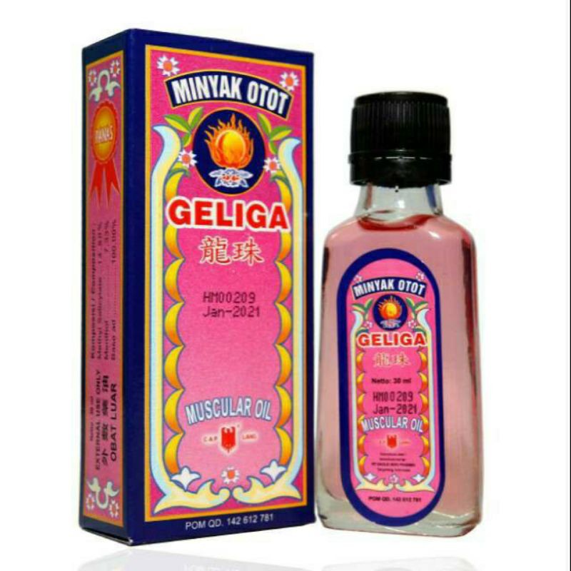Jual Geliga Minyak Otot Muscular Oil | Minyak Gosok Geliga | Shopee ...