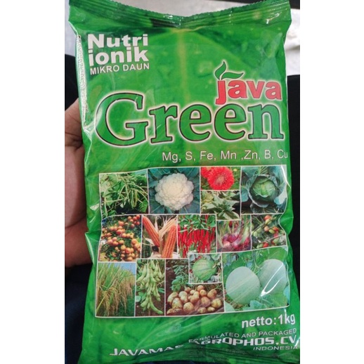 Jual Pupuk Mikro Daun Java Green 1 KG Daun tanaman lebih sehat dan ...