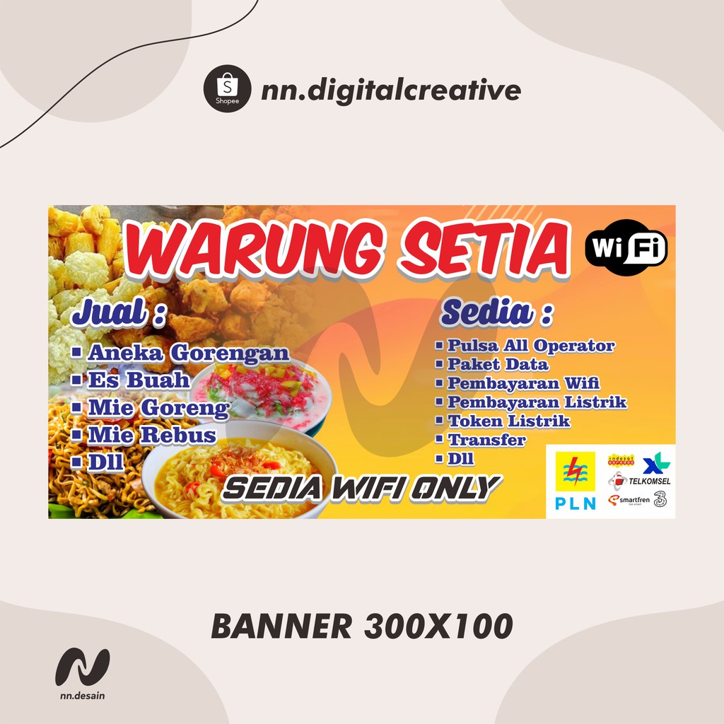 Jual Cetak Banner Murah Langsung Jadi ukuran 300x100 | Shopee Indonesia