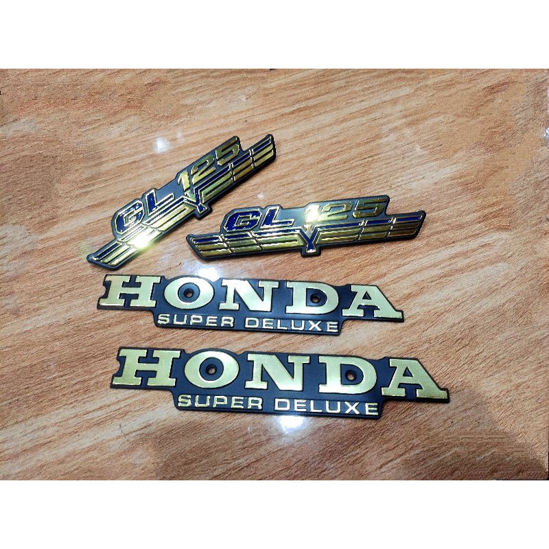 Jual emblem Honda GL125 GL100 logo simbol tangki kempol tepong GL ...