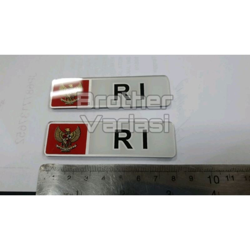 Jual emblem Plat logo garuda Ri merah putih | Shopee Indonesia