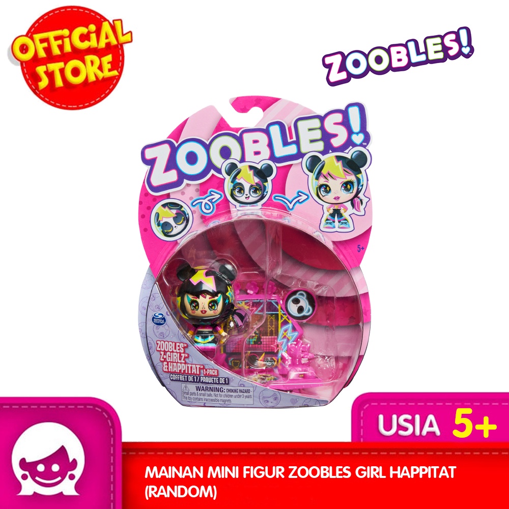 Jual Mainan Mini Figur Zoobles Girl Happitat (Random) | Shopee Indonesia