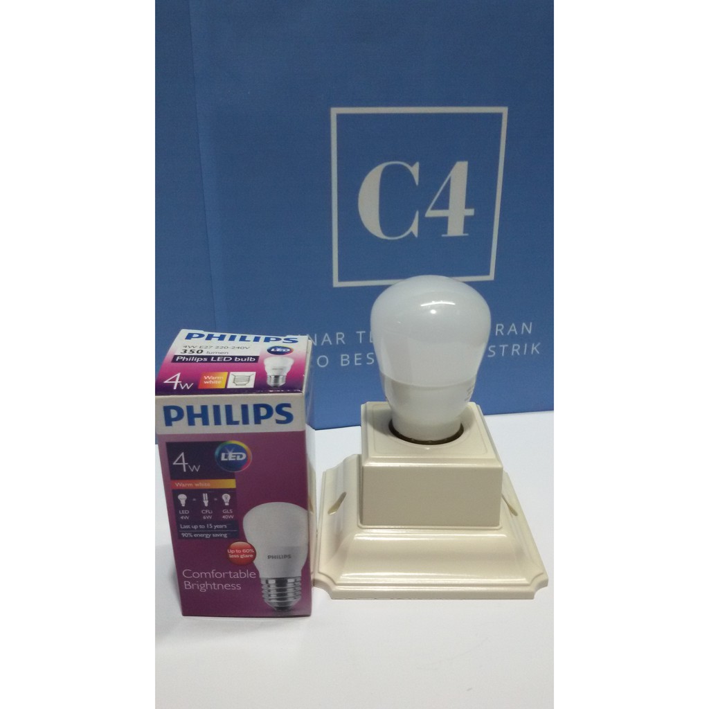 Jual Philips LED 4w - Warm White | Shopee Indonesia
