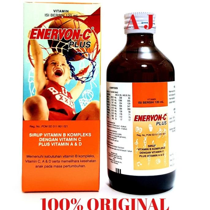 Jual Enervon-C Plus Syrup 120ml | Shopee Indonesia