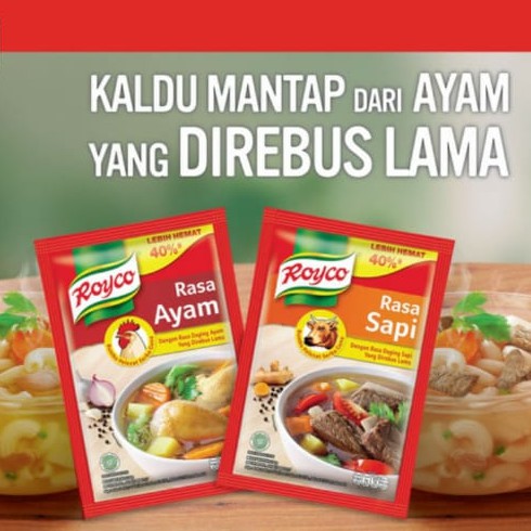 Jual ROYCO AYAM atau ROYCO SAPI 230gram kaldu penyedap rasa per 1 bks ...