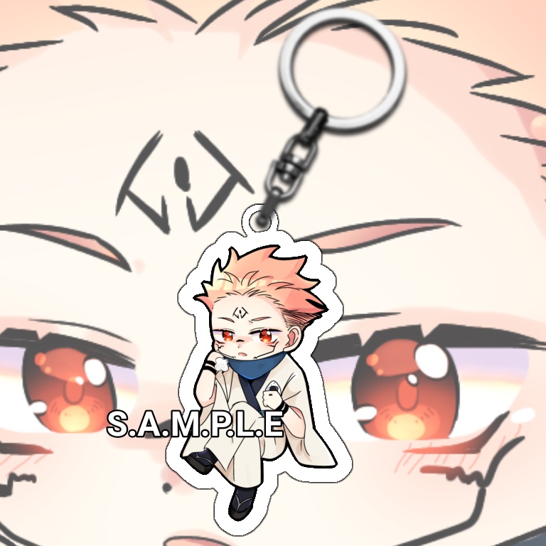 Jual Keychain Anime Jujutsu Kaisen Sukuna / Gantungan Kunci Anime ...