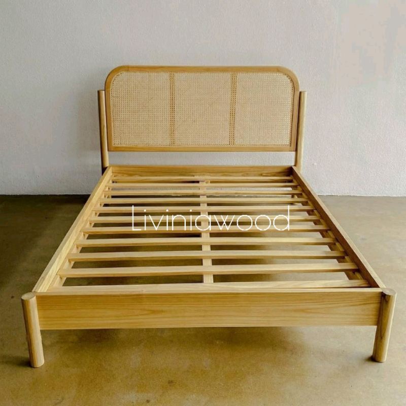 Jual Dipan tempat tidur rotan rattan minimalis, ranjang divan kayu jati ...