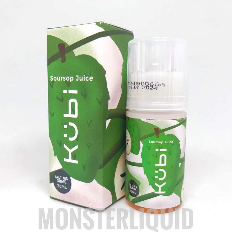 Jual SALT KUBI SOURSOP JUICE BY FOOM X VAPEBOSS 30MG 30ML | Shopee ...