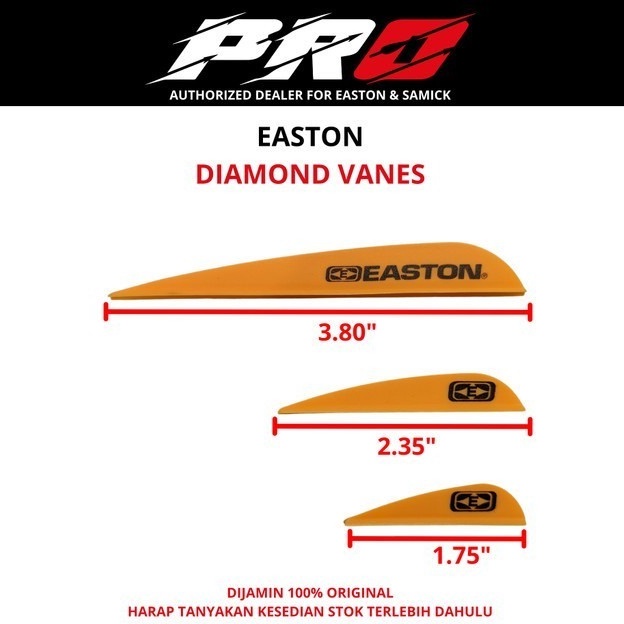 Jual Vanes Easton Diamond / Vanes 175 / Vanes 235 / Vanes 380 / Vanes ...