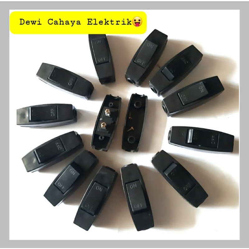 Jual Sakelar Gantung - Saklar Gantung Hitam SNI 100% Produk Indonesia ...