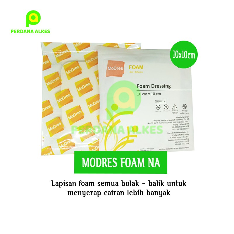 Jual Foam Dressing Modres Foam Non Adhesive 10cm x 10cm | Shopee Indonesia