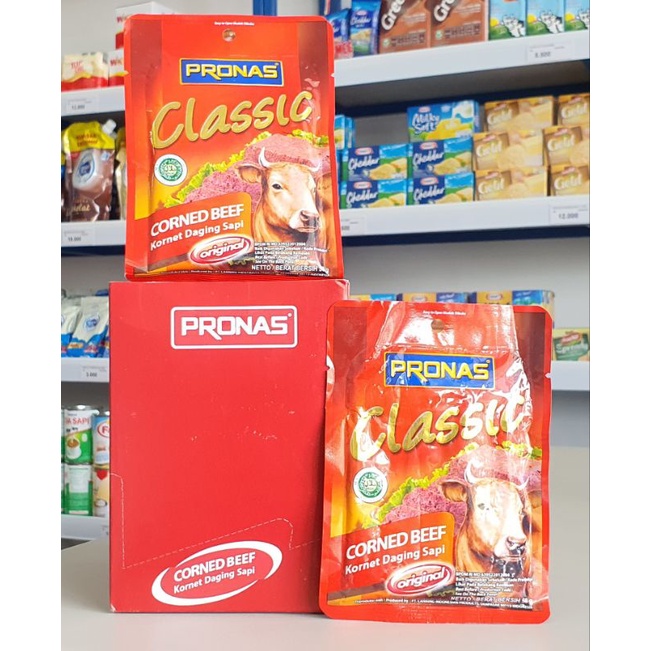 Jual Pronas Corned Beef Sachet / Pronas Kornet Sapi Renceng | Shopee ...
