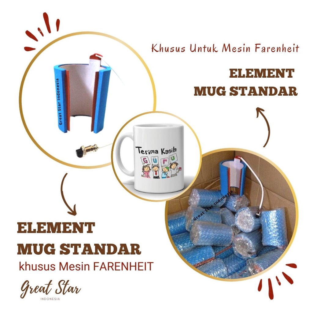 Jual Element Mesin Press Mug [FARENHEIT ONLY] | Shopee Indonesia