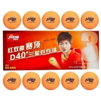 Jual BOLA PINGPONG / TENIS MEJA DHS D40+ 3 STAR ISI 10 PCS ORIGINAL | Shopee Indonesia