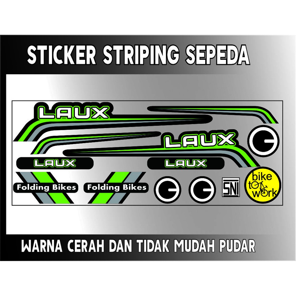 Jual STIKER ALL SEPEDA VARIASI STICKER STRIPING LAUK | Shopee Indonesia