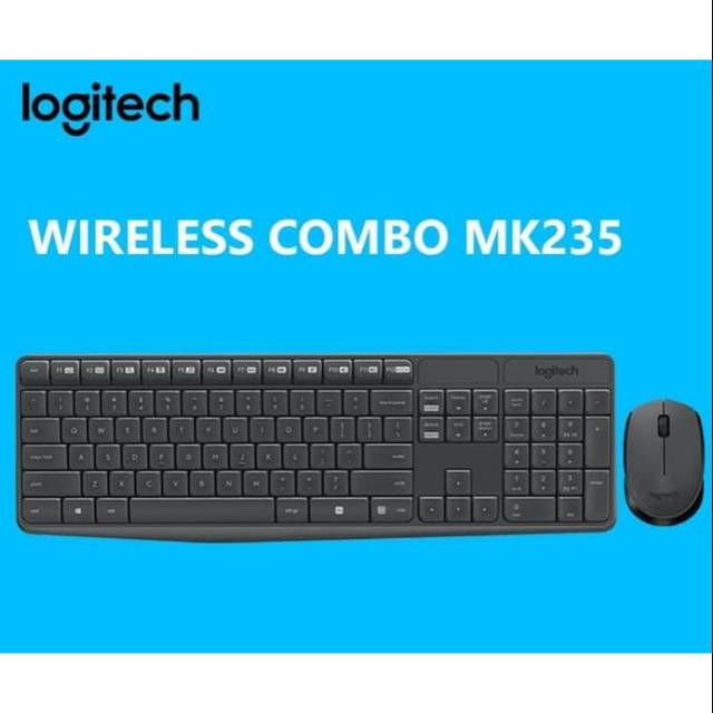 Jual Logitech MK235 combo wireless keyboard and Mouse | Shopee Indonesia