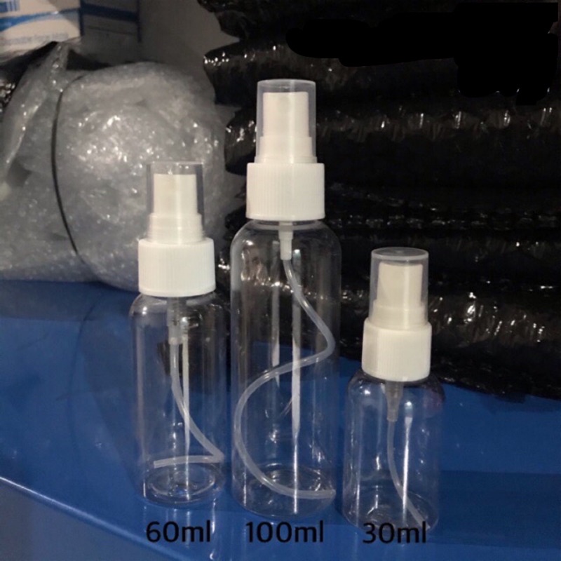 Jual Botol Plastik Bening Spray 30ml 60ml 100ml Untuk Hand Sanitizer Murah | Shopee Indonesia