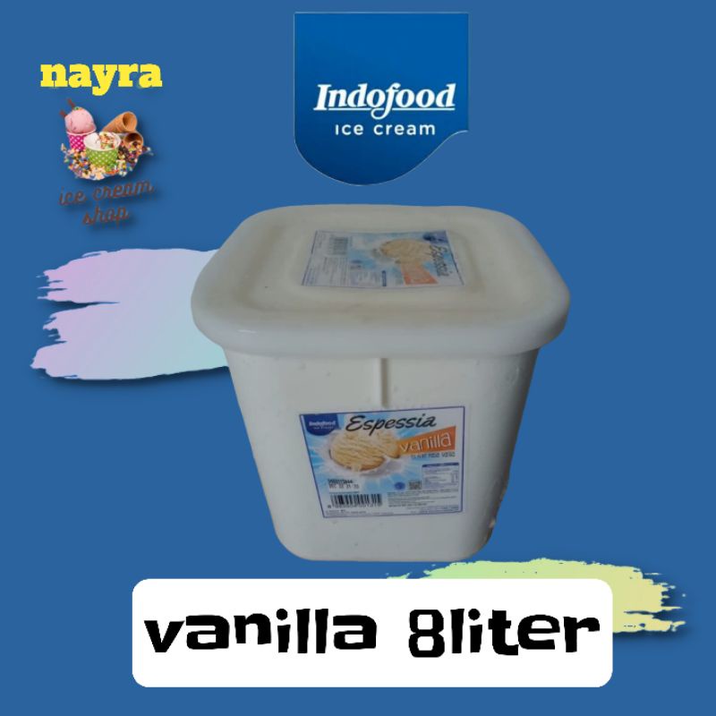 Jual Indofood ice cream vanilla 8liter | Shopee Indonesia