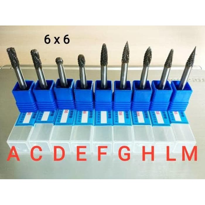 Jual ROTARY BURR SEARAH | CUNER MATA TUNER CARBIDE | MATA CUNER ROTARI ...