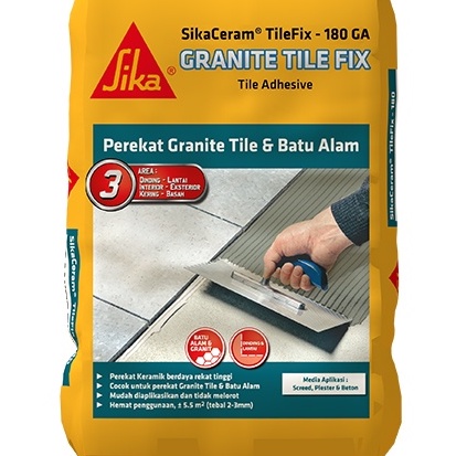 Jual SIKA Ceram Tile Fix 180 GA - Mortar Perekat Granite & Batu Alam ...