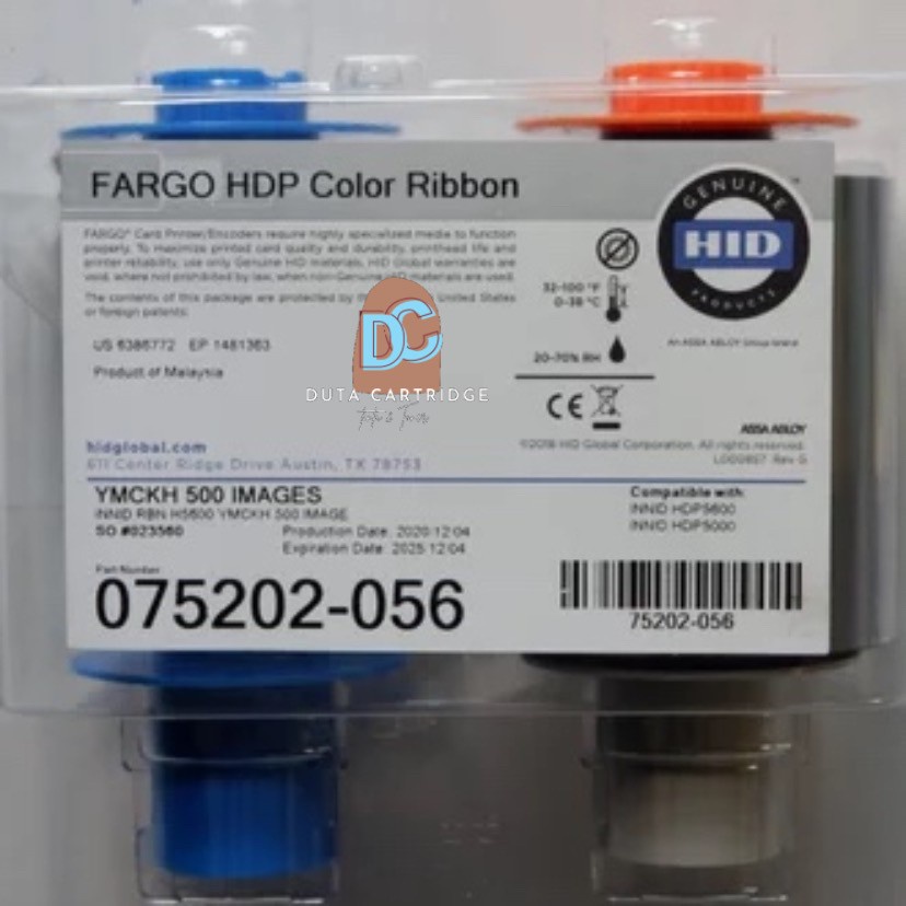 Jual RIBBON COLOR FARGO HDP5600 HDP5000 EKTP 75202 ( 075202-056 ) YMCKH ...