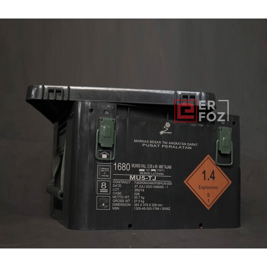 Jual Box Amunisi / Kotak Peluru Plastik Pindad Serbaguna | Shopee Indonesia
