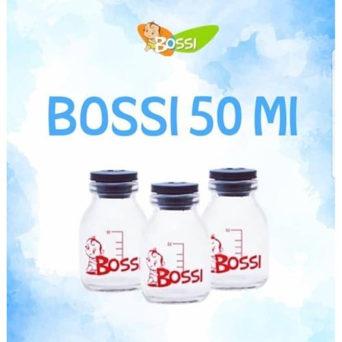 Jual BOSSI Botol Kaca ASI 50ml isi 8 | Shopee Indonesia