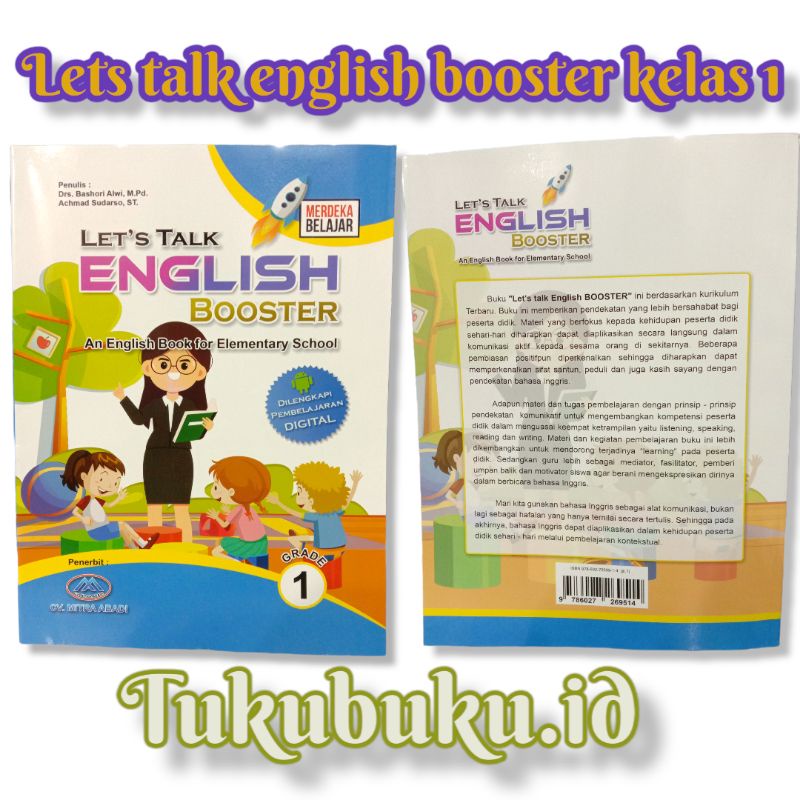 Jual BUKU BAHASA INGGRIS SD LETS TALK BOOSTER KELAS 1 | Shopee Indonesia