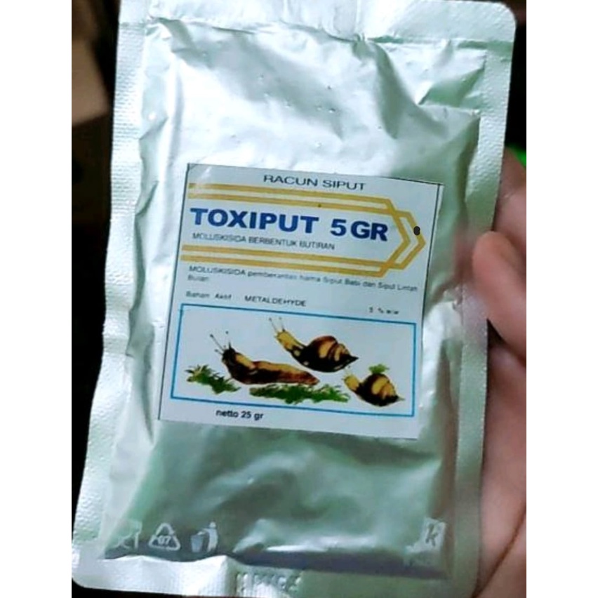Jual Toxiput moluskisida repack 25 gram pembasmi siput tanaman hama ...