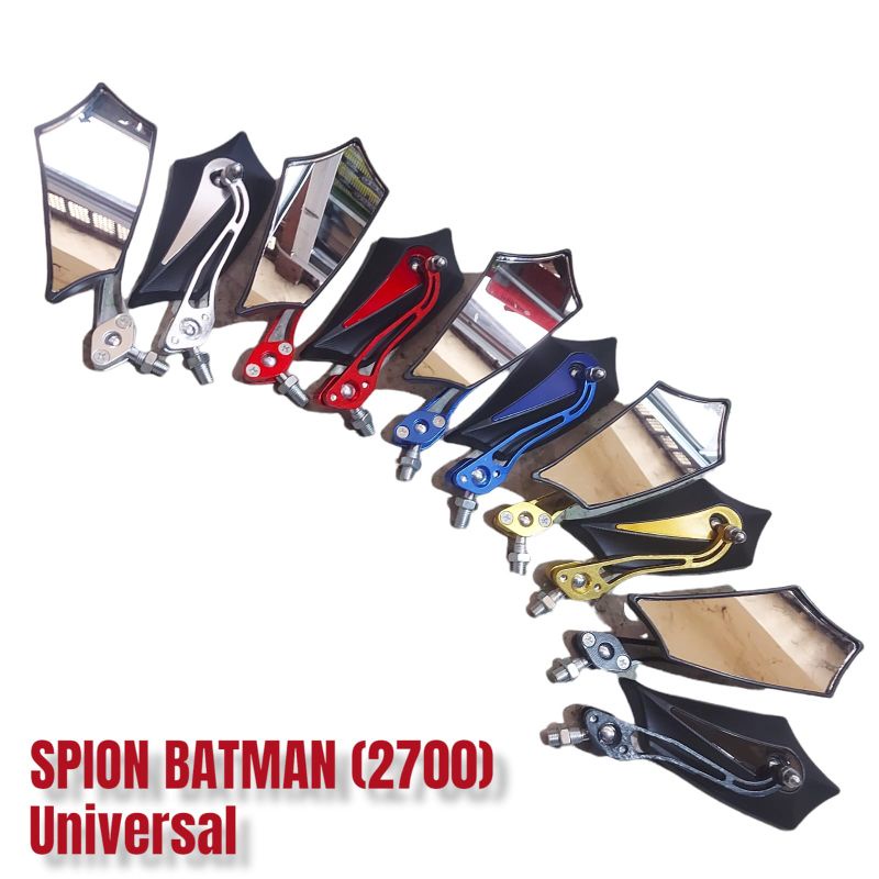 Jual SPION BATMAN MODEL LIPAT UNIVERSAL HONDA-YAMAHA DRAT 14 | Shopee ...