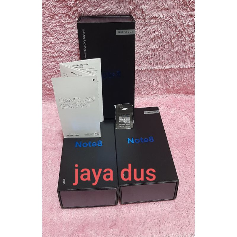 Jual DUS/BOX SM NOTE 8/ NOTE 8 PLUS DUS AJ ATAMPA ACC (FREE IMEI) | Shopee Indonesia