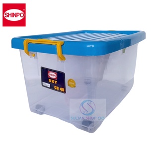 Jual Container Box Shinpo Ukuran Lengkap Cb 45 / 52 Liter Dengan Roda ...